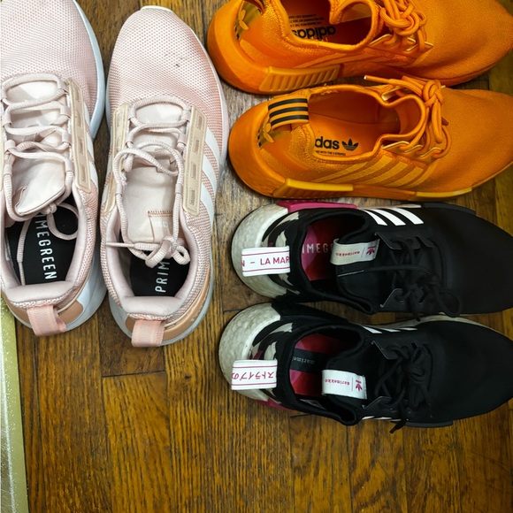 adidas | Shoes | Adidas Sneakers Collection Pink Orange Black | Poshmark